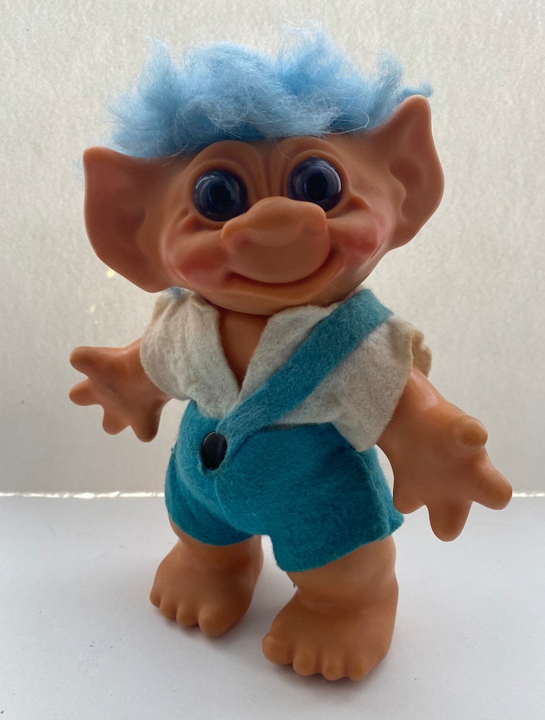 Vintage Thomas Dam Troll Doll Coin Bank - Etsy