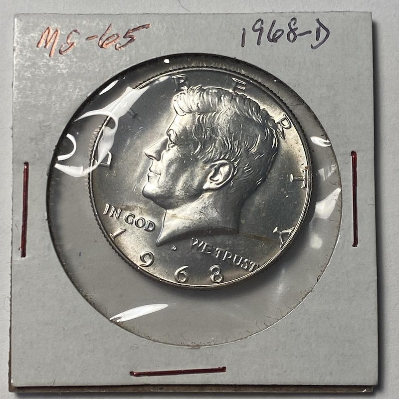 1968 Kennedy Half Dollar - Etsy