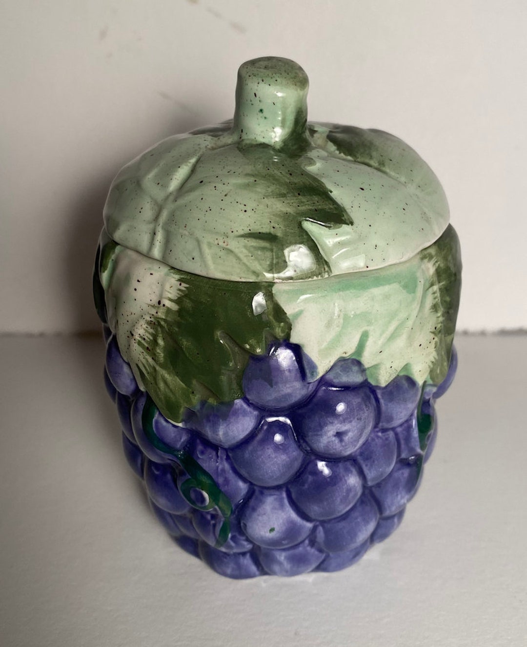 Vintage Alco Industries Grapes Jar - Made in China - Etsy