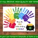 Rainbow Pot of Gold Handprint Art: St Patricks Day Craft (digital ...