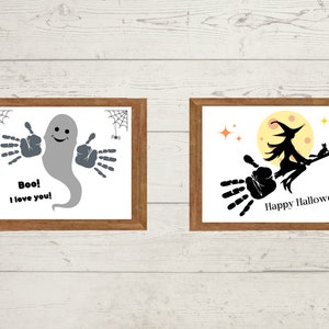 Halloween Handprint Craft Bundle, Handprint Craft, Halloween Printables ...