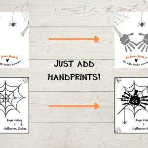 Halloween Handprint Art, Halloween Printables for Kids, Preschool ...
