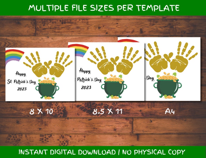 Pot of Gold Handprint | St Patricks Craft | St Patricks Day Handprint ...