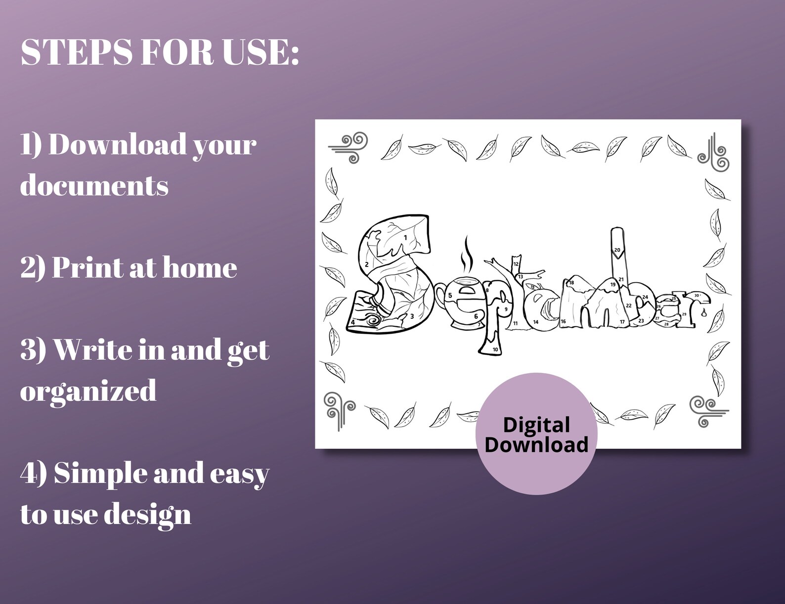 Daily Habit Tracker PDF in Sizes US Letter, A5. Habit Tracker Printable ...