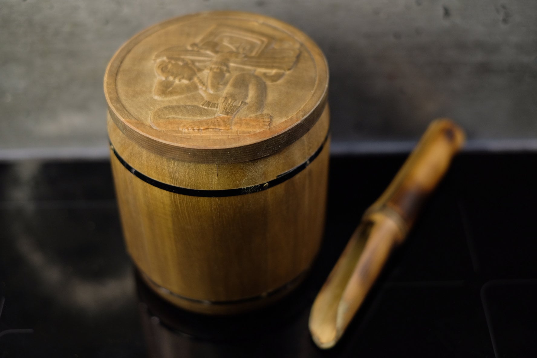 Wooden Barrel Container Box for Yerba Mate - Etsy