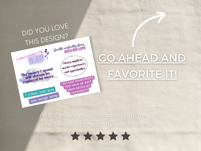 Printable Vision Board Affirmation Cards Set Vision Board - Etsy