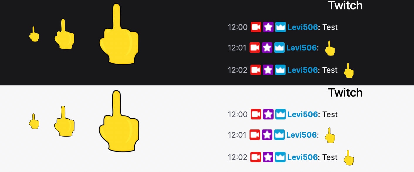 Animated & Static Middle Finger Emote for Twitch, Discord, Youtube ...