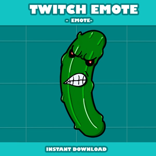 Pickle Emotes Twitch - Etsy