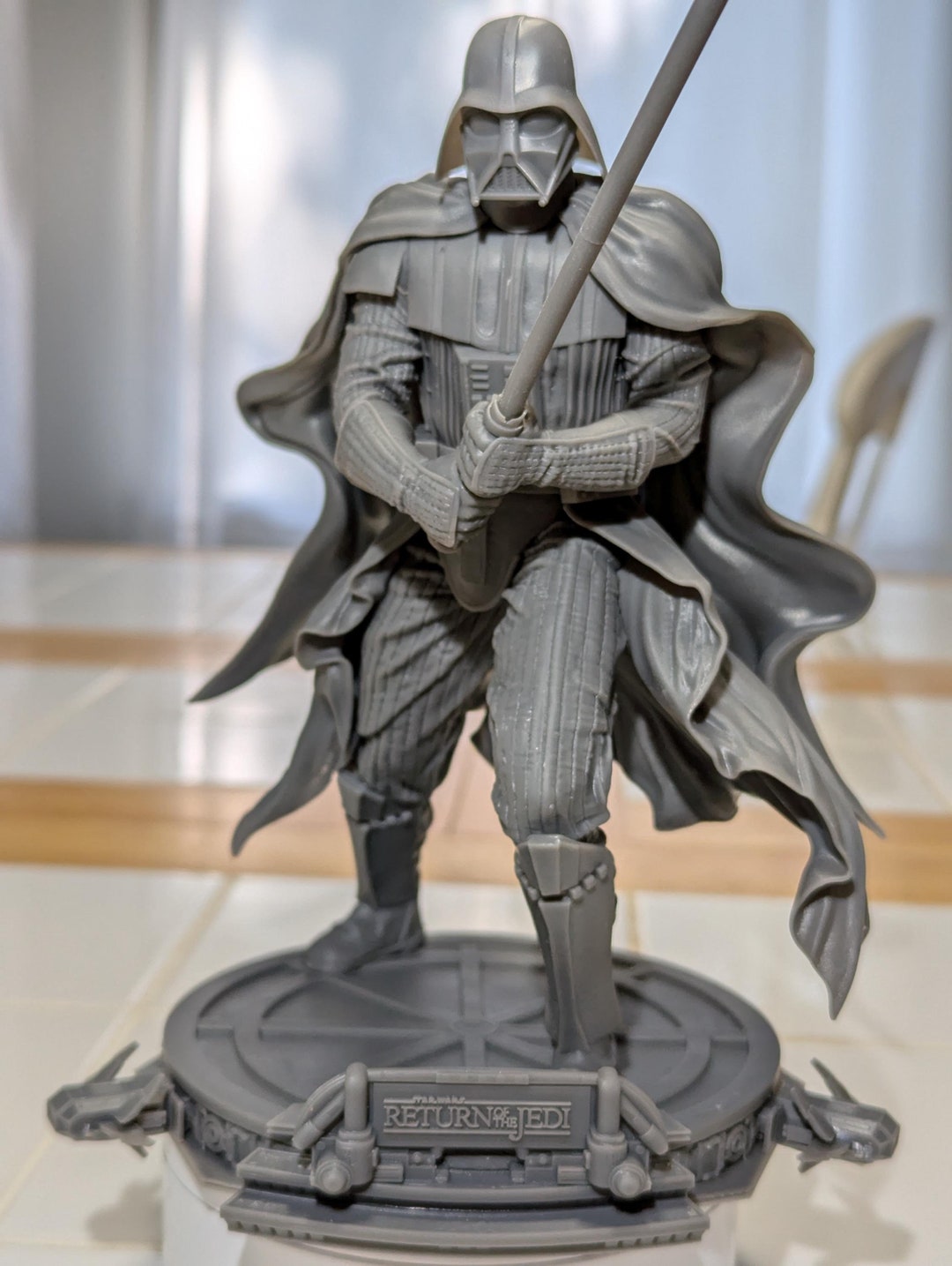 3D Printed Collectable Paintable Darth Vader Fan Art Sculpture - Etsy