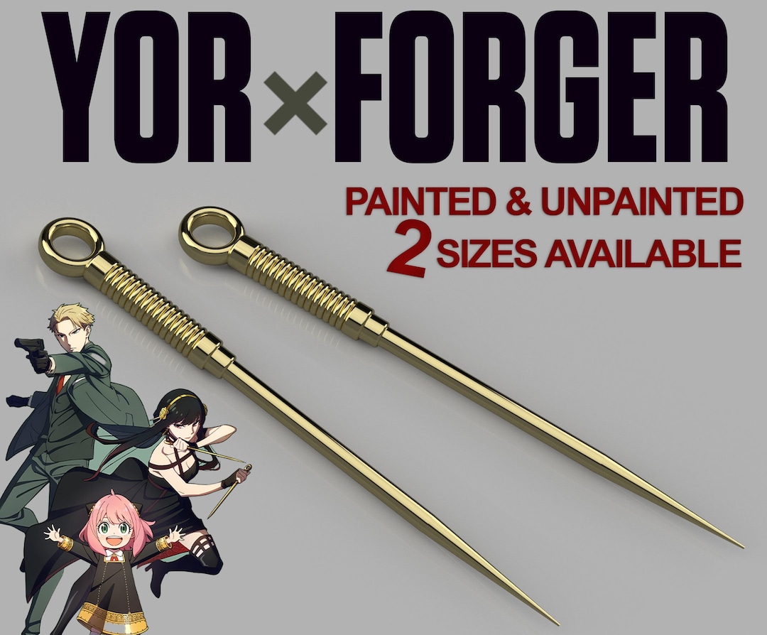 Yor Forger Weapon Assassin Blade Icepick Needle Cosplay Prop Set (2 ...