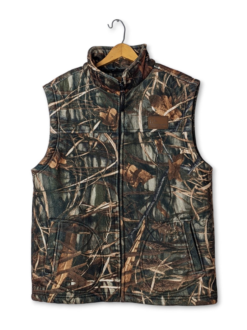 Vintage Sleeveless Camo Hunting Jacket Size Medium - Etsy
