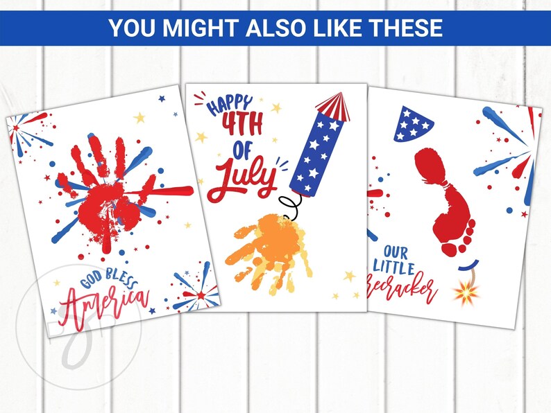 Flag Handprint Craft, Fourth 4th of July, Independence Day, USA America ...