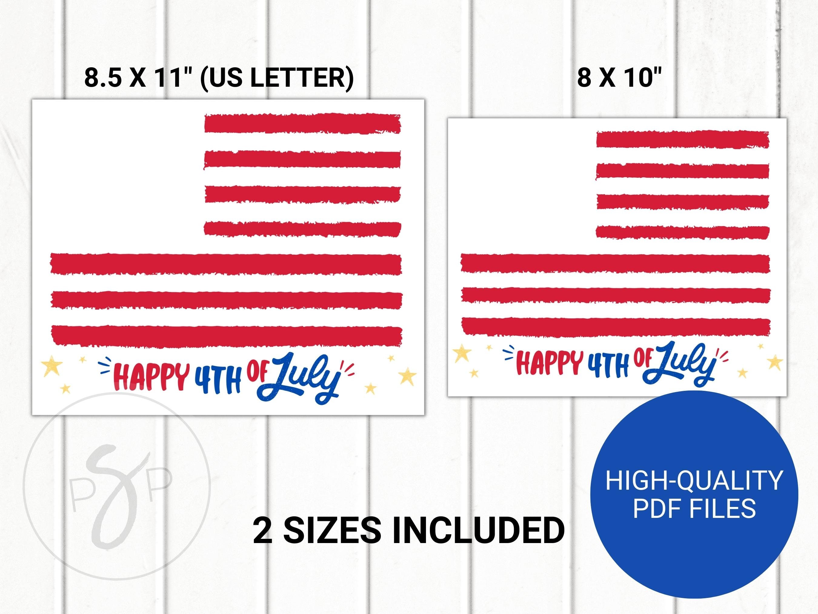 Fourth of July Handprint, American Flag, Independence Day, Handprint ...
