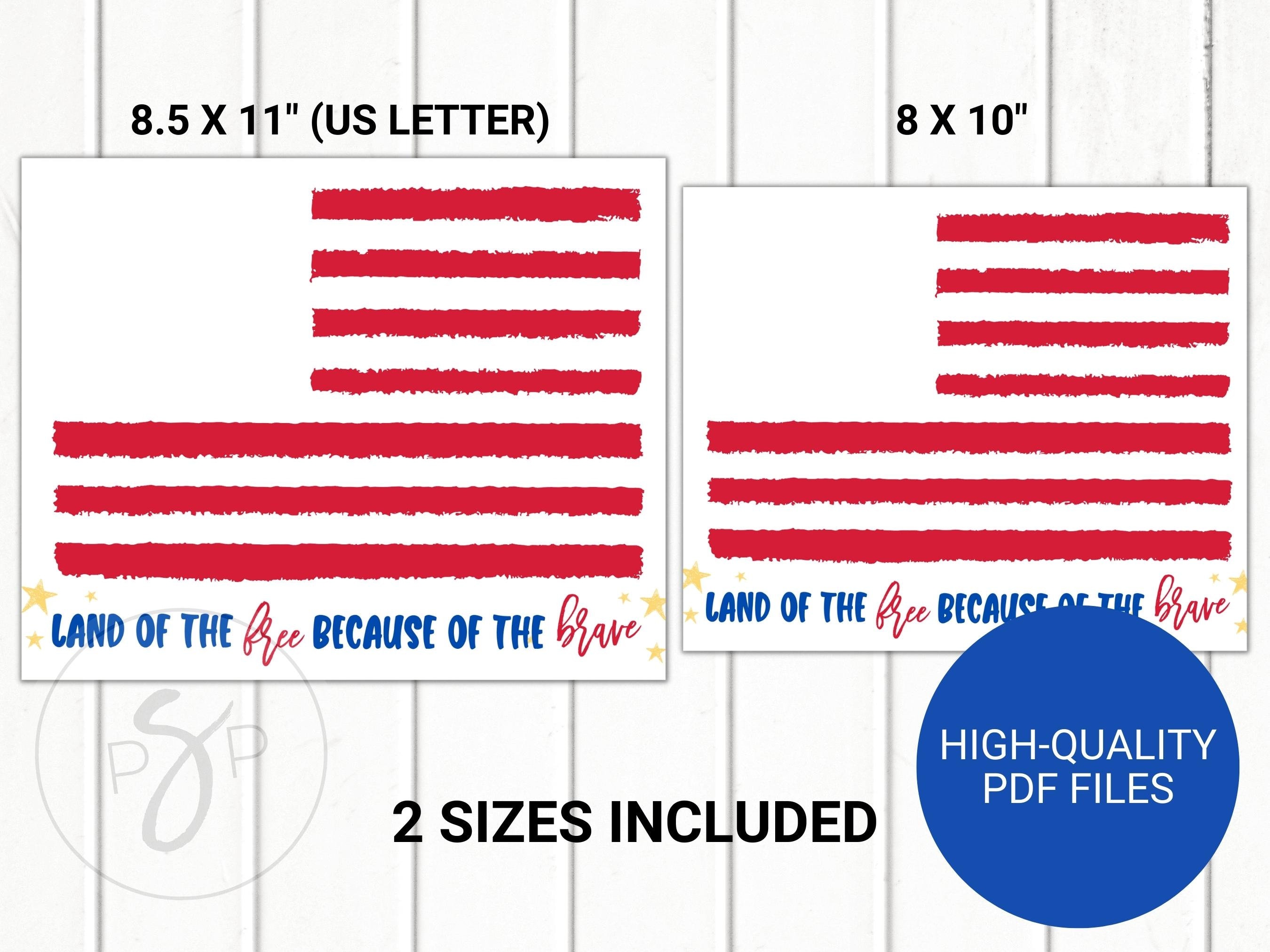 Flag Handprint Craft, Fourth of July Handprint, American Flag, Kids ...