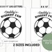 Daddy's Biggest Fan, Soccer Dad Gift, Handprint Art Craft, Father's Day ...