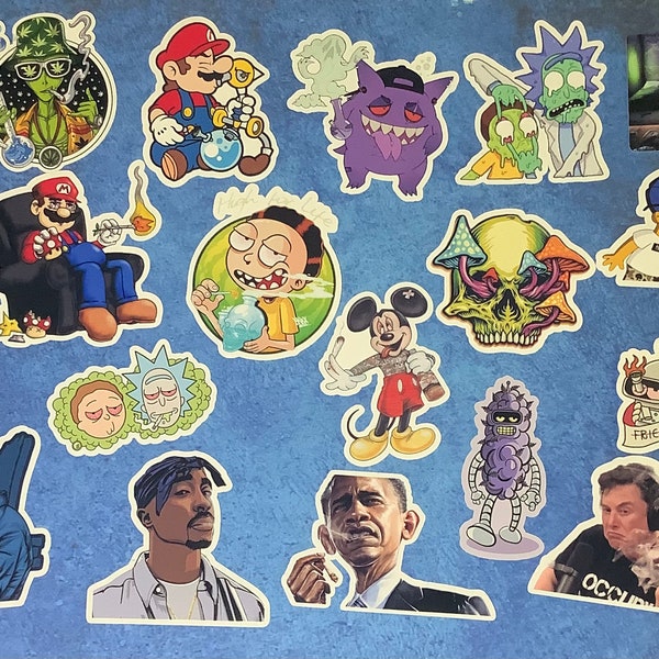 Stoner Stickers - Etsy UK