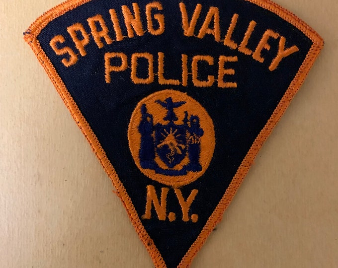 Spring Valley Police N.Y. Police Patch - Etsy