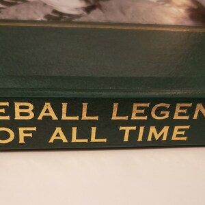 1994 Baseball Legends of All Time Hardback Book by Publications ...