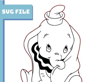 Dumbo SVG - Etsy UK