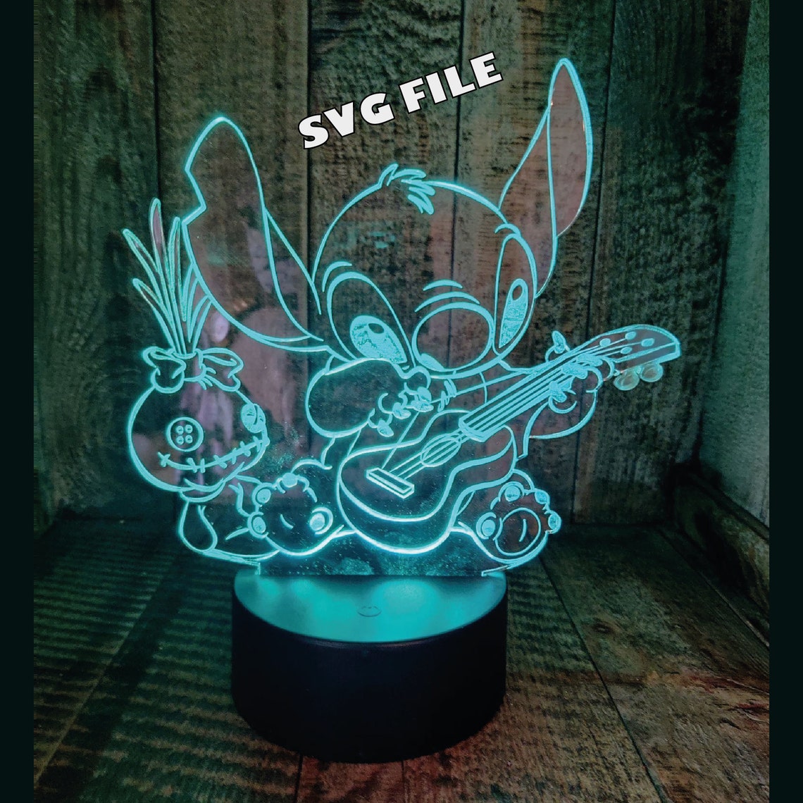 Stitch SVG Lasercut File - Etsy