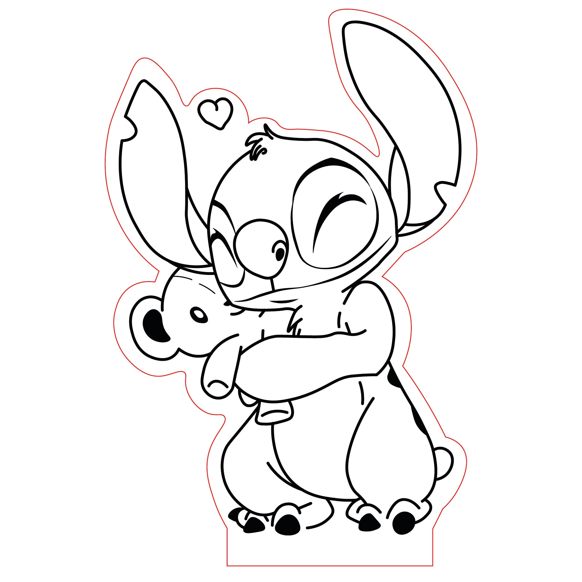 Stitch With Teddy - SVG FILE - Lasercut - Etsy Canada