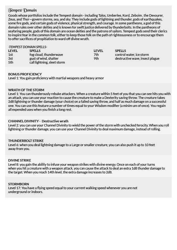 Level up Guide for Your Cleric Dnd - Etsy