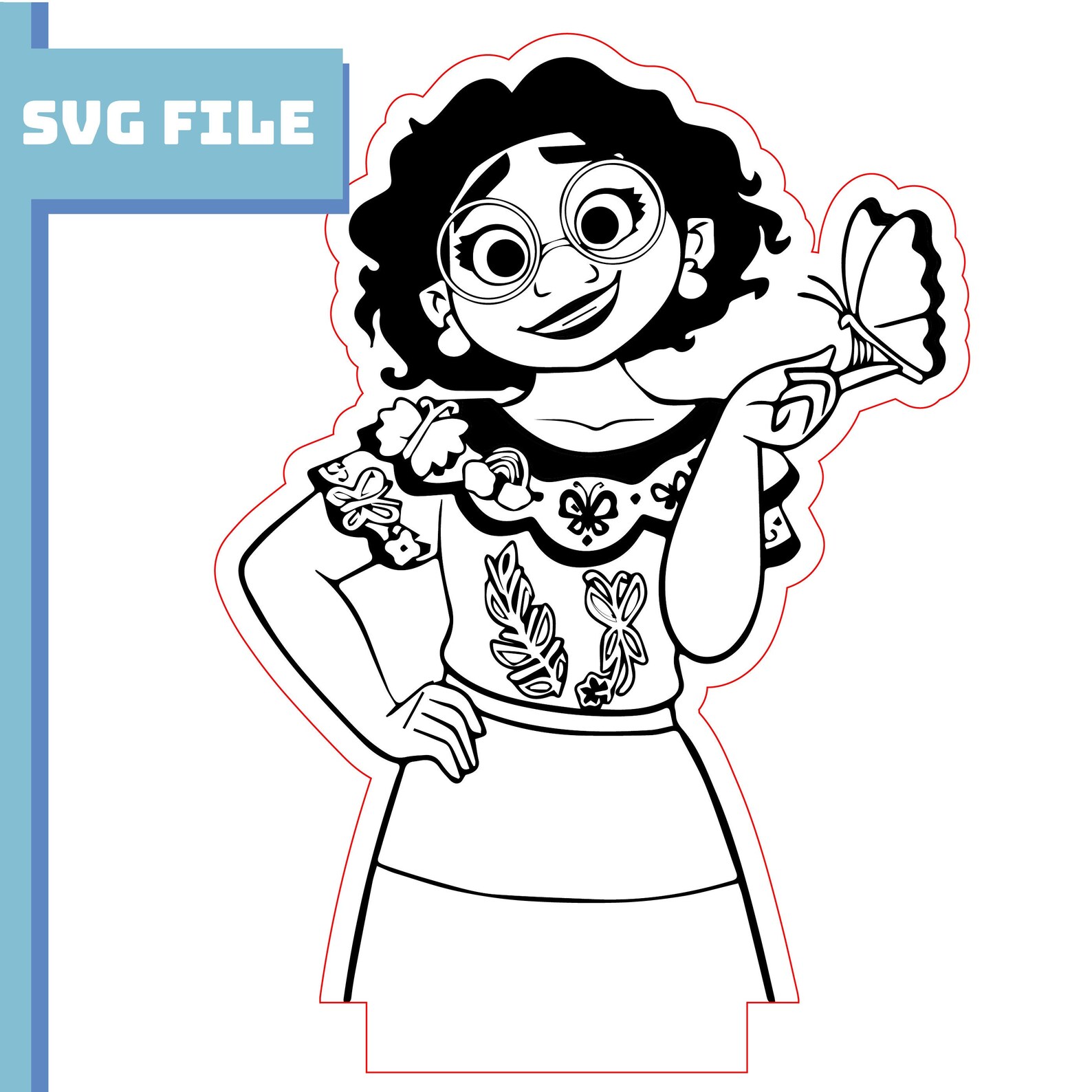 Mirabel SVG File - Etsy