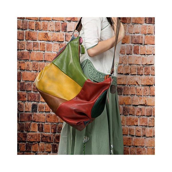 Patchwork Leather - Etsy UK