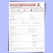 Emergency Information Sheet | Editable Emergency Contact Info Template ...
