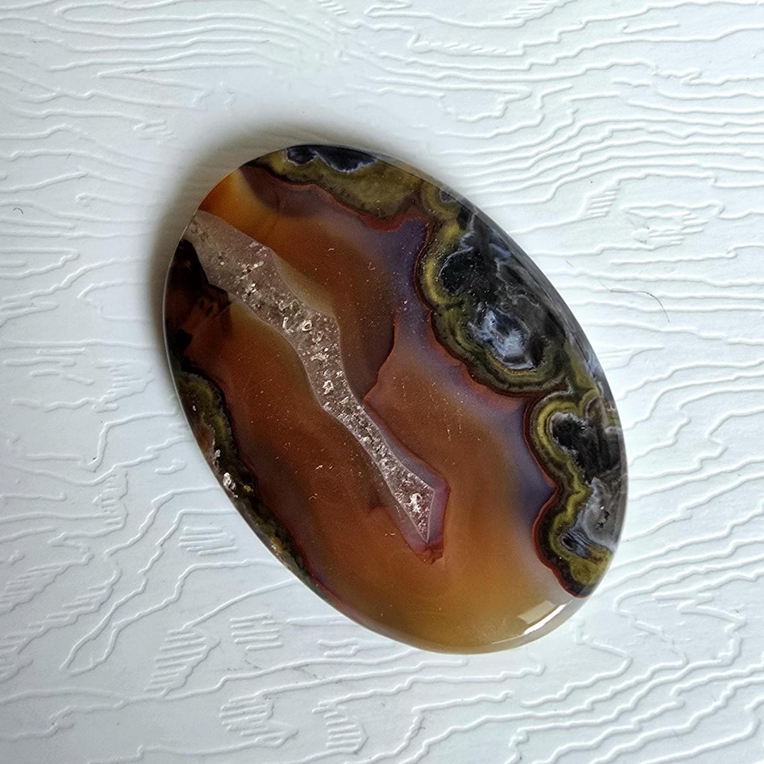 Buy Unique Rare Quality Natural Turkish Stick Agate Cabochon Gemstone ...