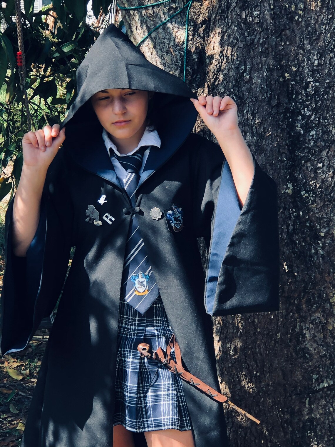 Leather Wand Sheath, Wearable Wand Holder - Etsy