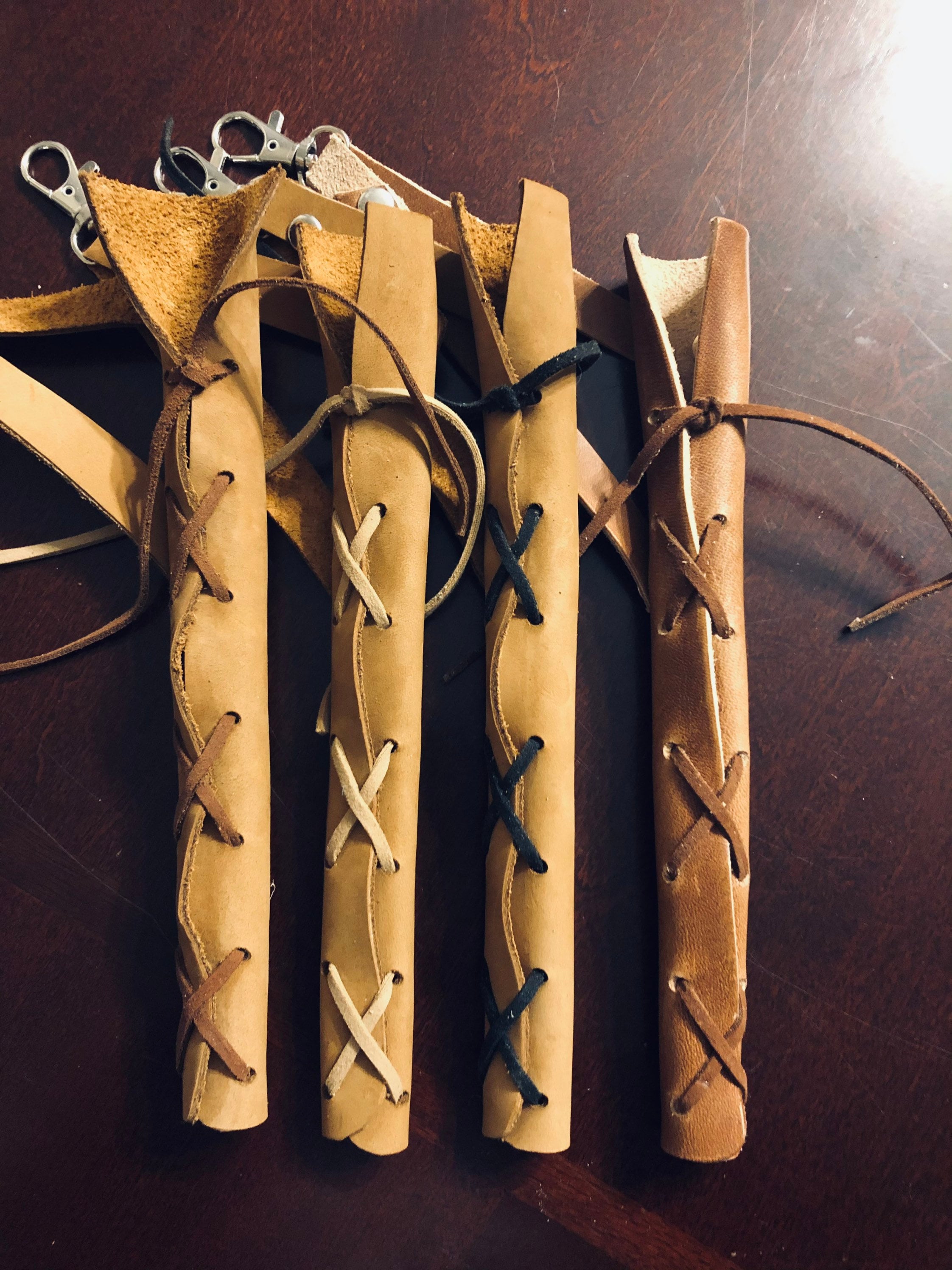 Leather Wand Sheath, Wearable Wand Holder - Etsy