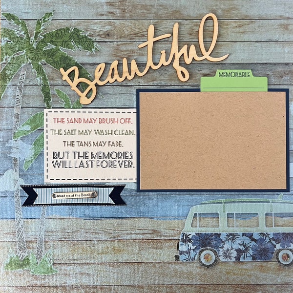 Pre-made Scrapbook Pages, 12x12, Friendship Theme, Perfect for Framing ...