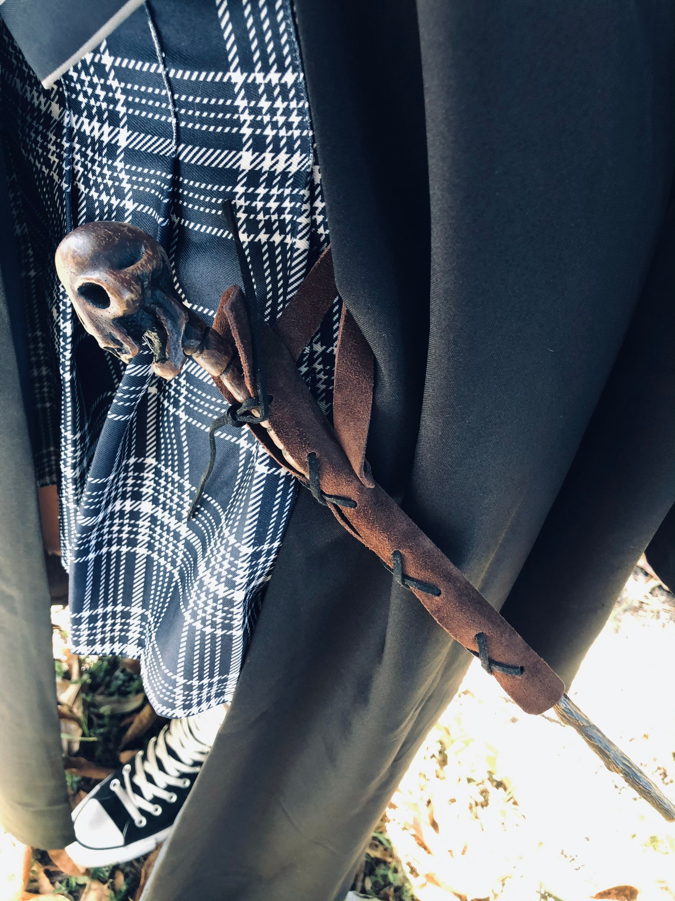 Leather Wand Sheath, Wearable Wand Holder - Etsy