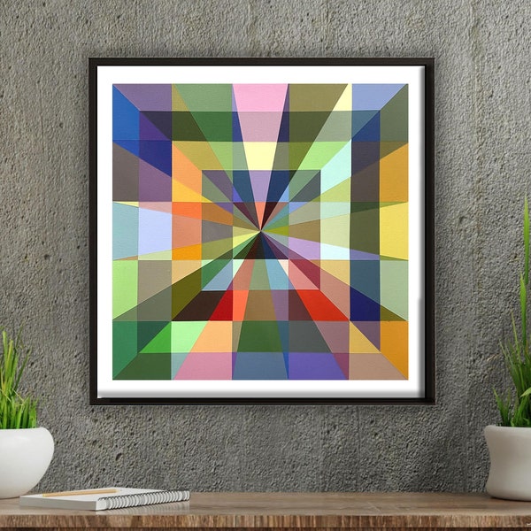 Hard Edge Painting - Etsy