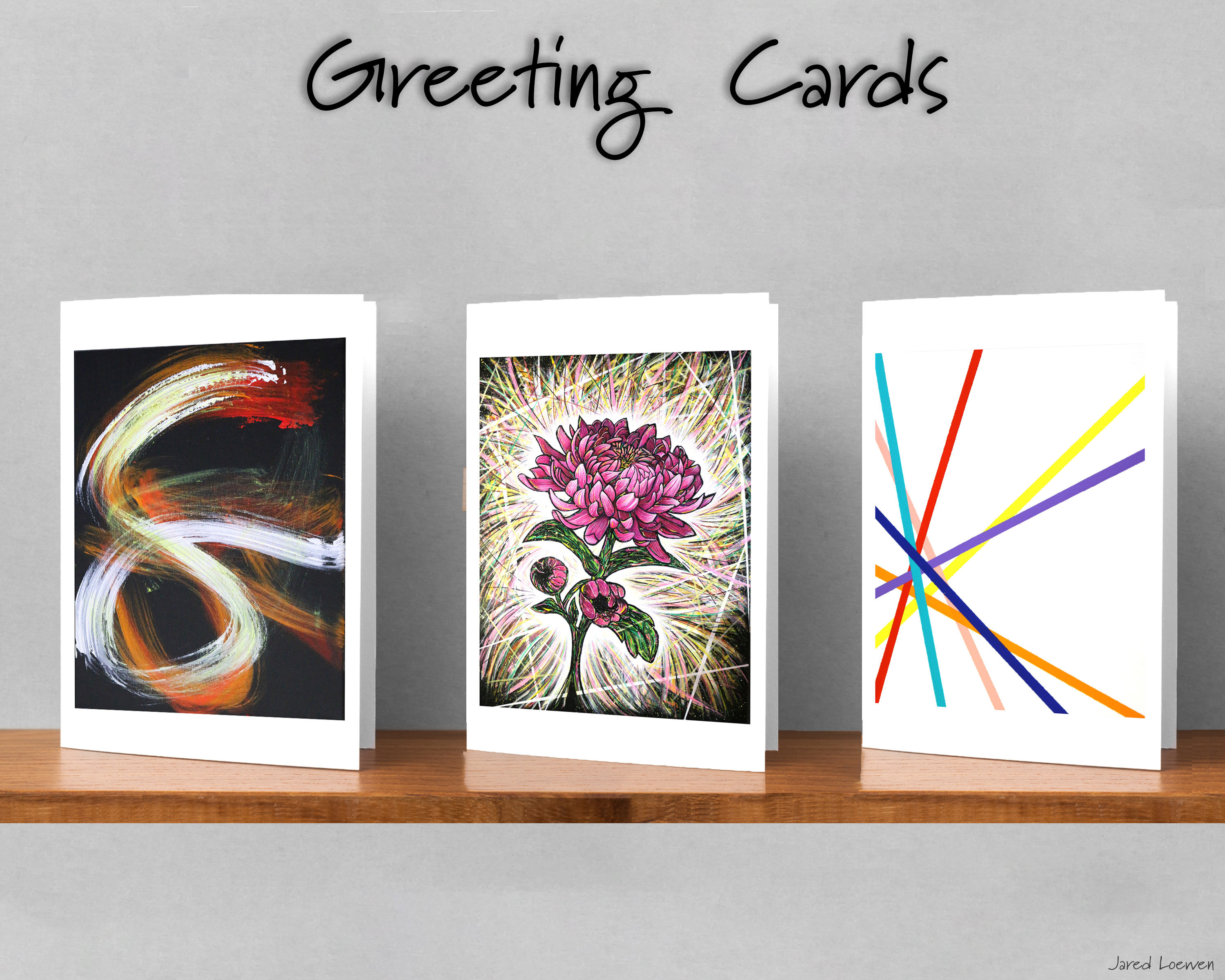 Blank Greeting Cards Designs Abstract Greeting Cards - Etsy