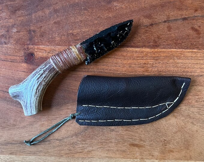 Custom Handmade Primitive Leather Sheath - Etsy