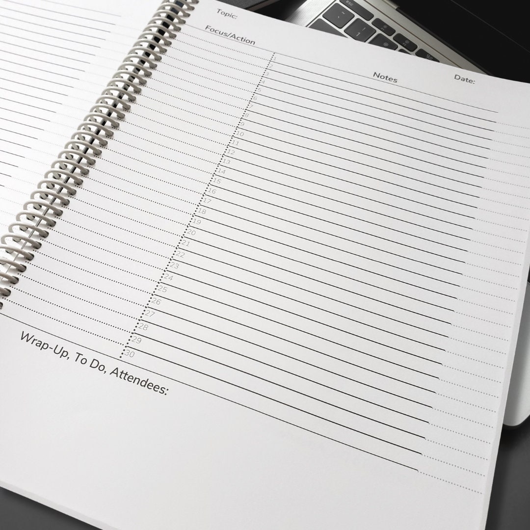 Spiral Notebook Note Planner Easy Note Taking Cornell Notes Notebook