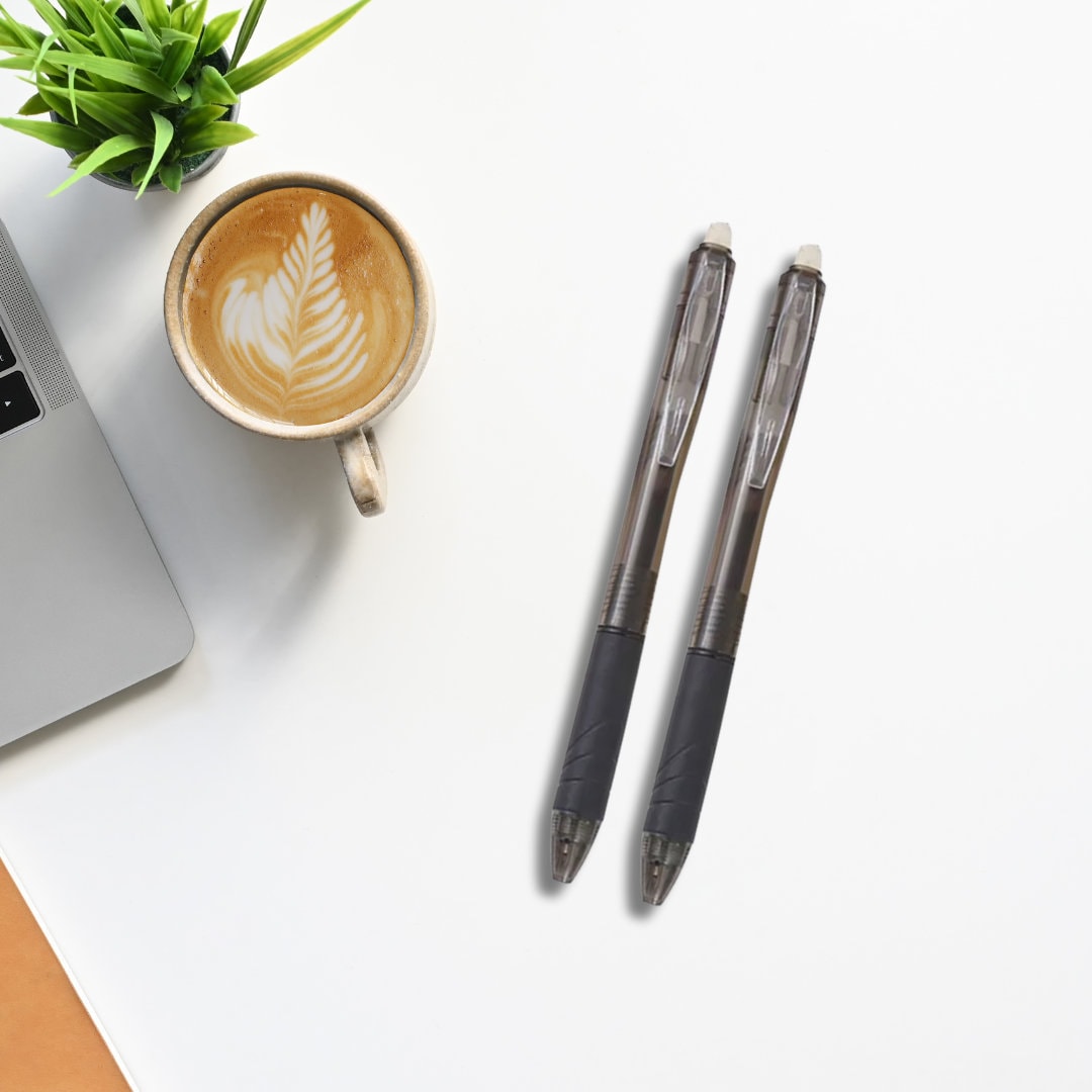 2 Erasable Gel Pens | Black Gel Pens | Fine Tip Erasable Pens | Planner ...
