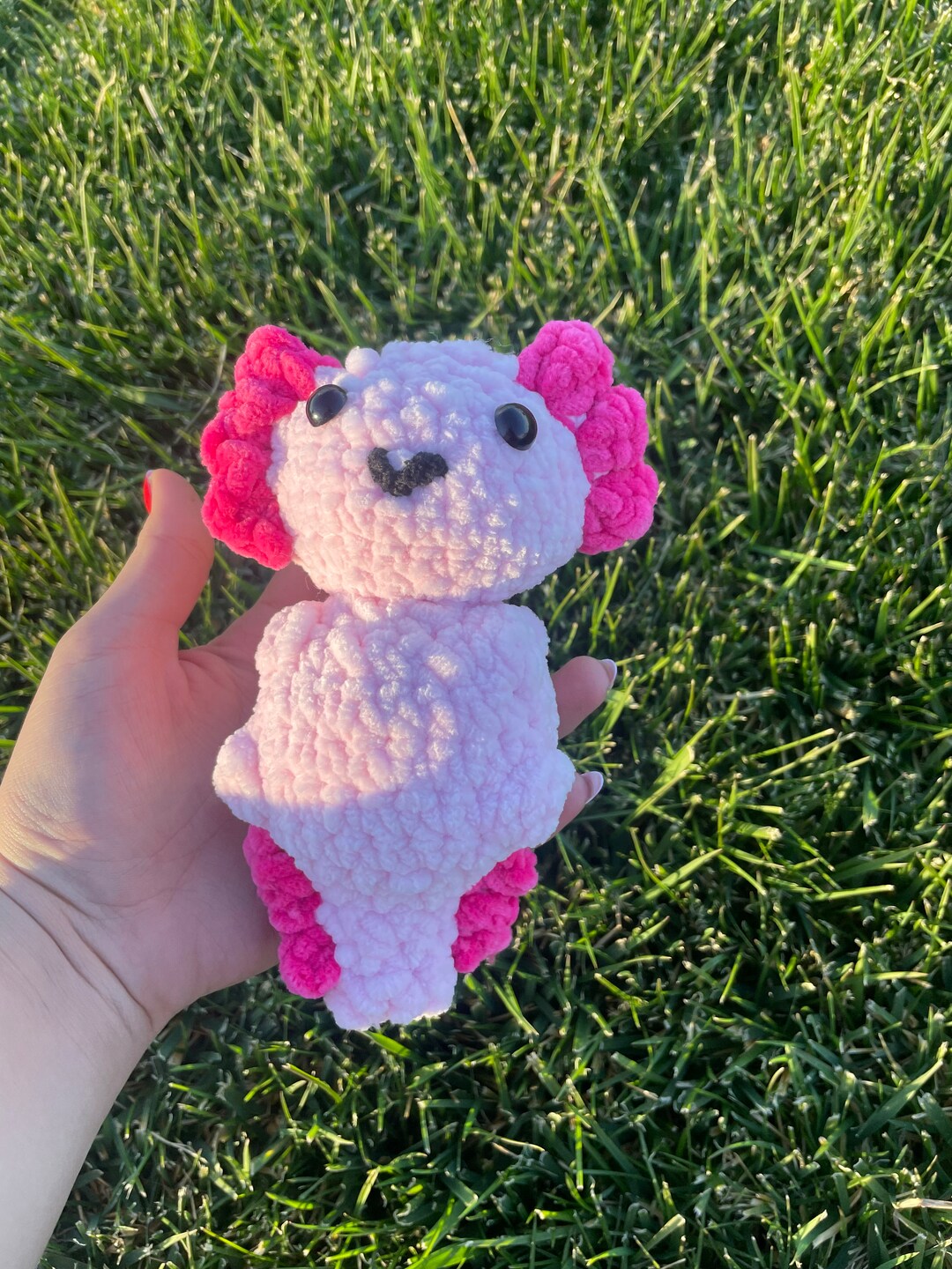 Super Cute Crochet Axolotl - Etsy