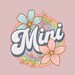 Mama and Mini, Retro Flower Png, Mommy and Me Png, Matching Shirt Png ...