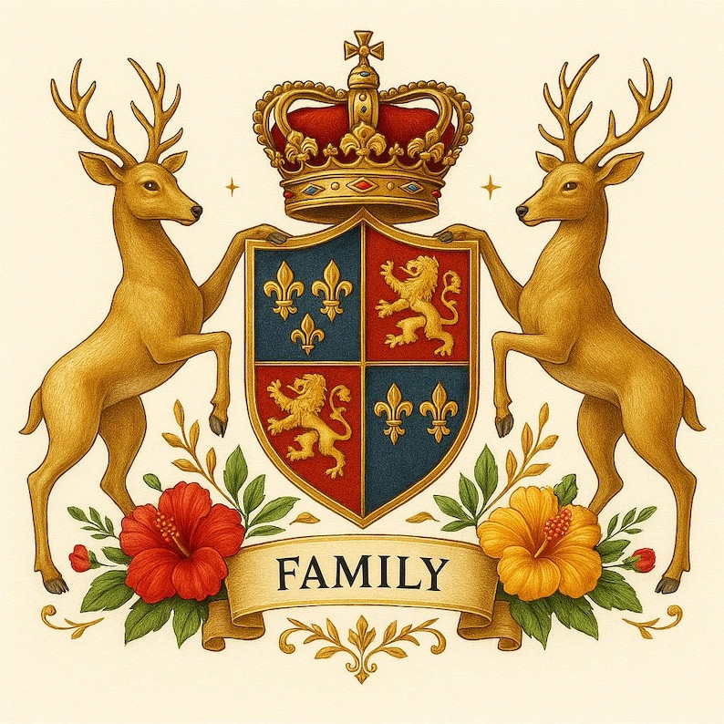 Custom Family Crest & Coat of Arms – Personalized Heraldic Design ...