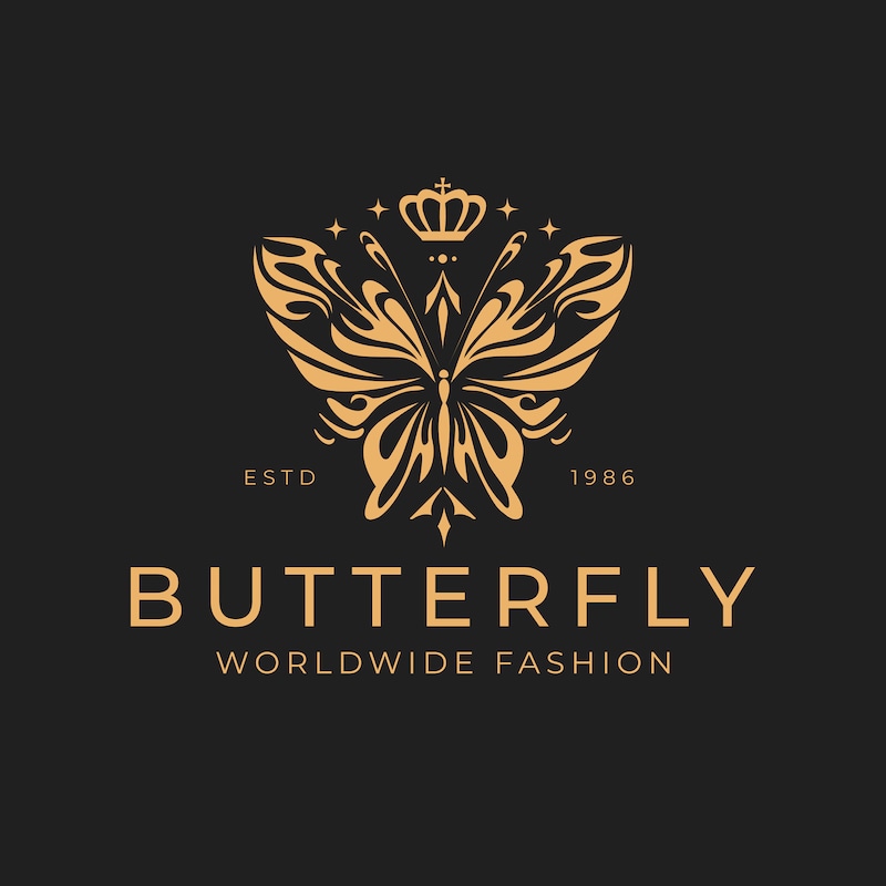 Butterfly Logo Design - Etsy