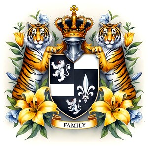 Create a Custom Family Crest Design | Personalized Coat of Arms ...