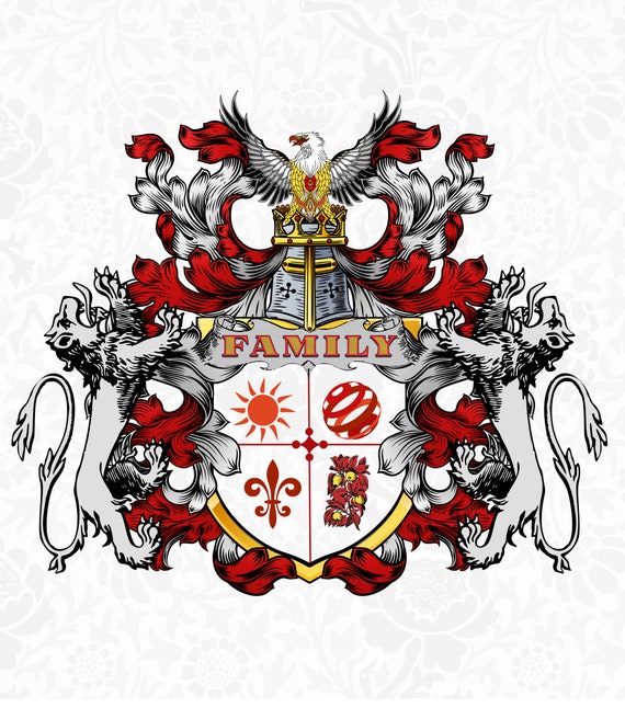 Family Crest Shield Shapes Coat Of Arms Shields And Family Name