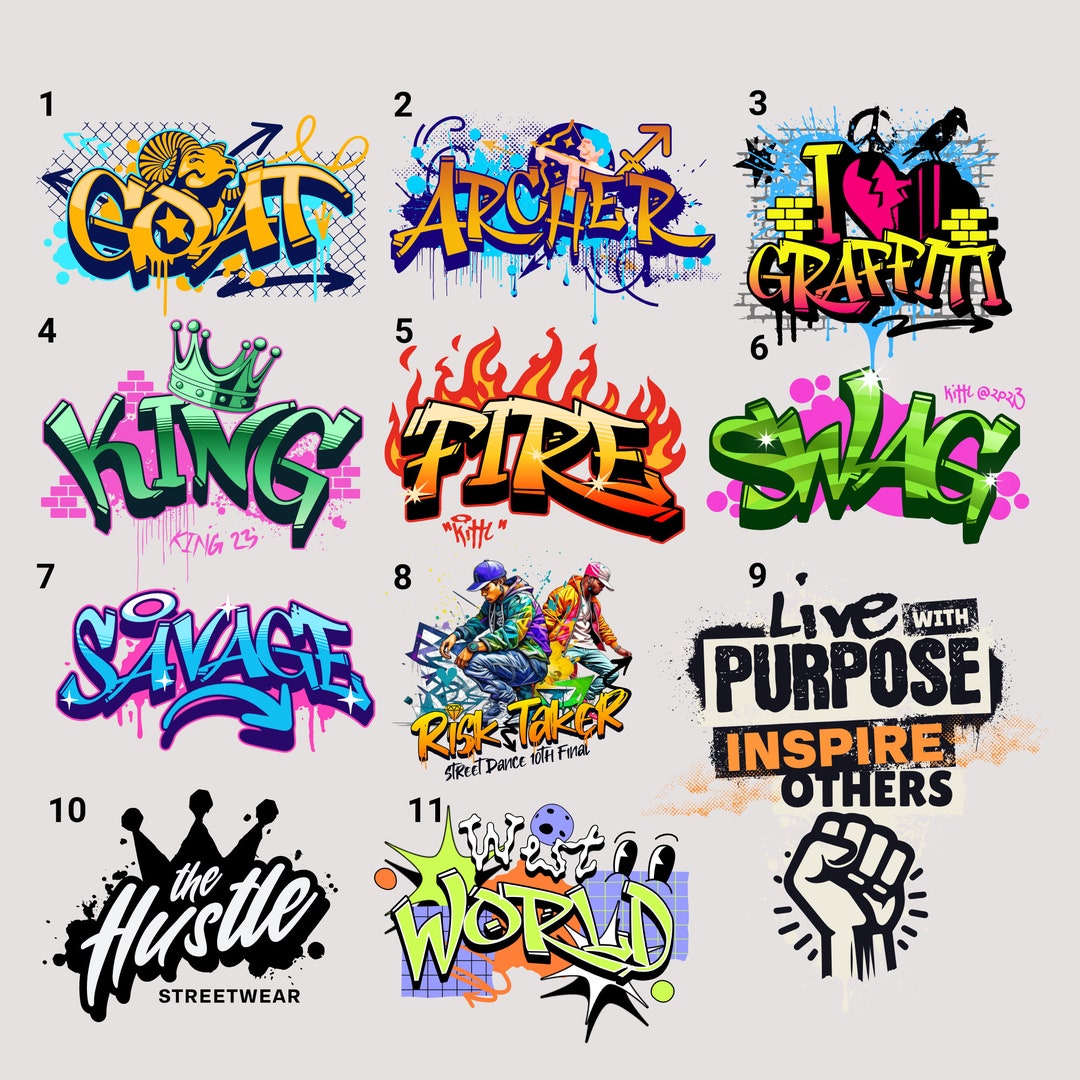 Custom Graffiti Name - Tailored Street Art Design - Etsy