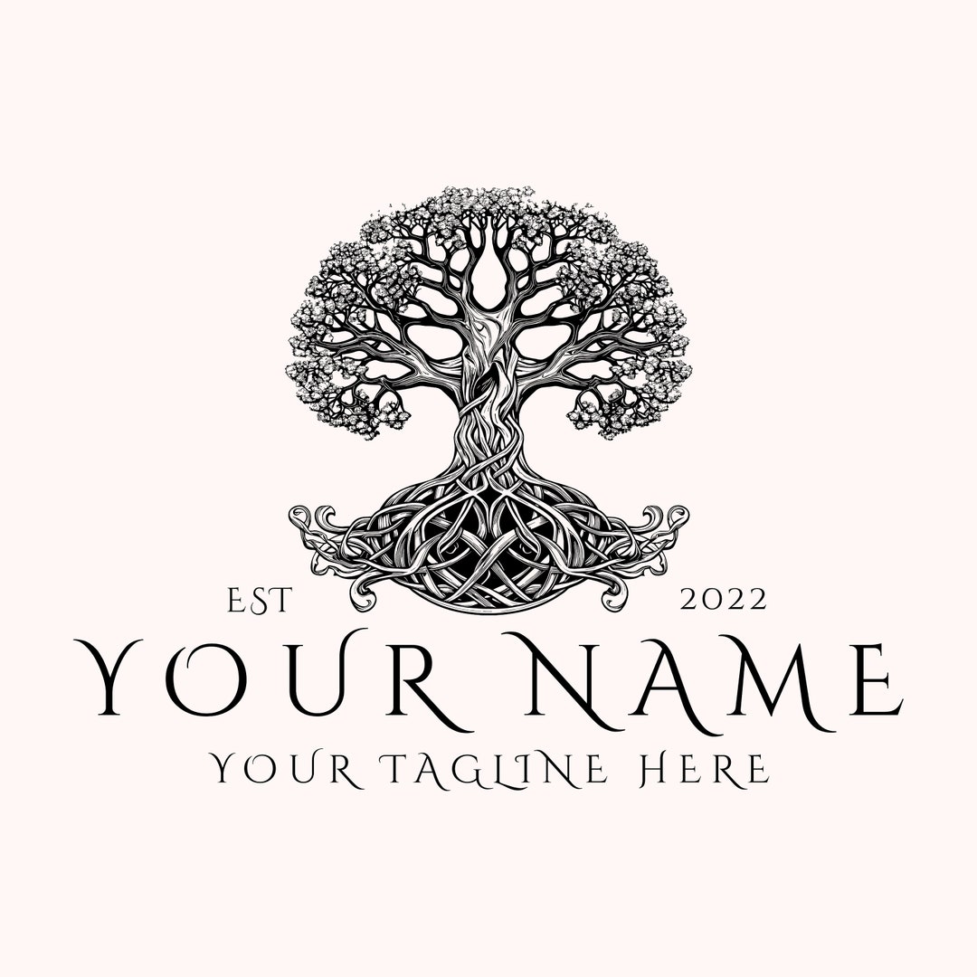 Elegant Tree Logo Design to Be Personalized With Your Texts and Colors ...