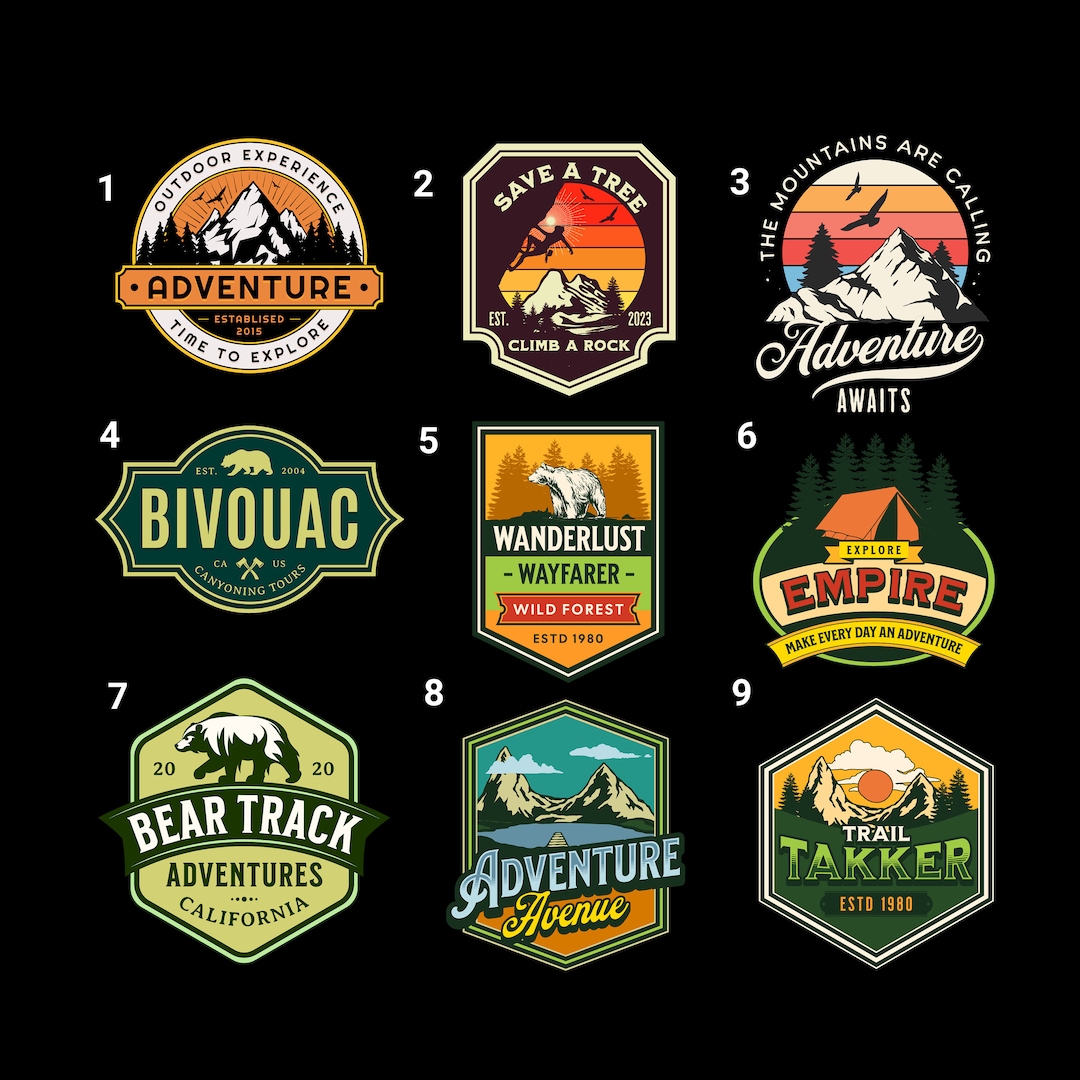 Adventure-outdoor MINIMAL LOGO Design,wilderness Logo, Custom Adventure ...