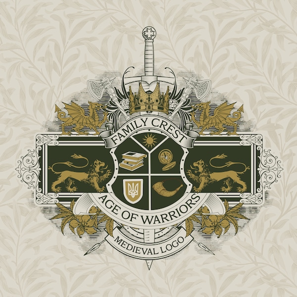 Heraldic Crest - Etsy