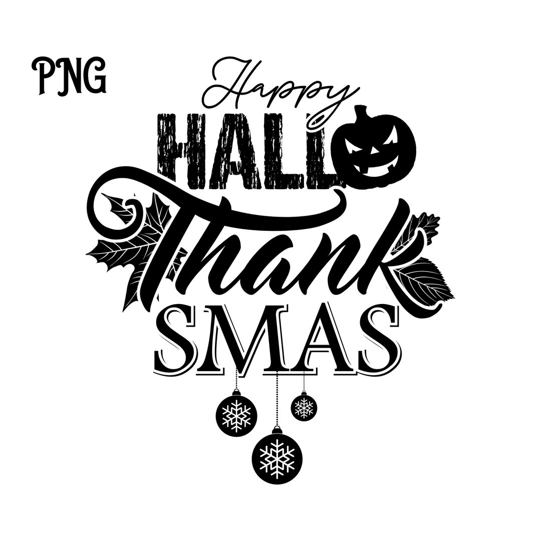 Happy Hallothanksmas,happy Hallothanksmas,pumpkin - Etsy